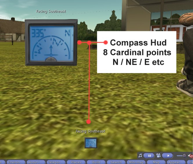 Second Life Marketplace - compass Hud